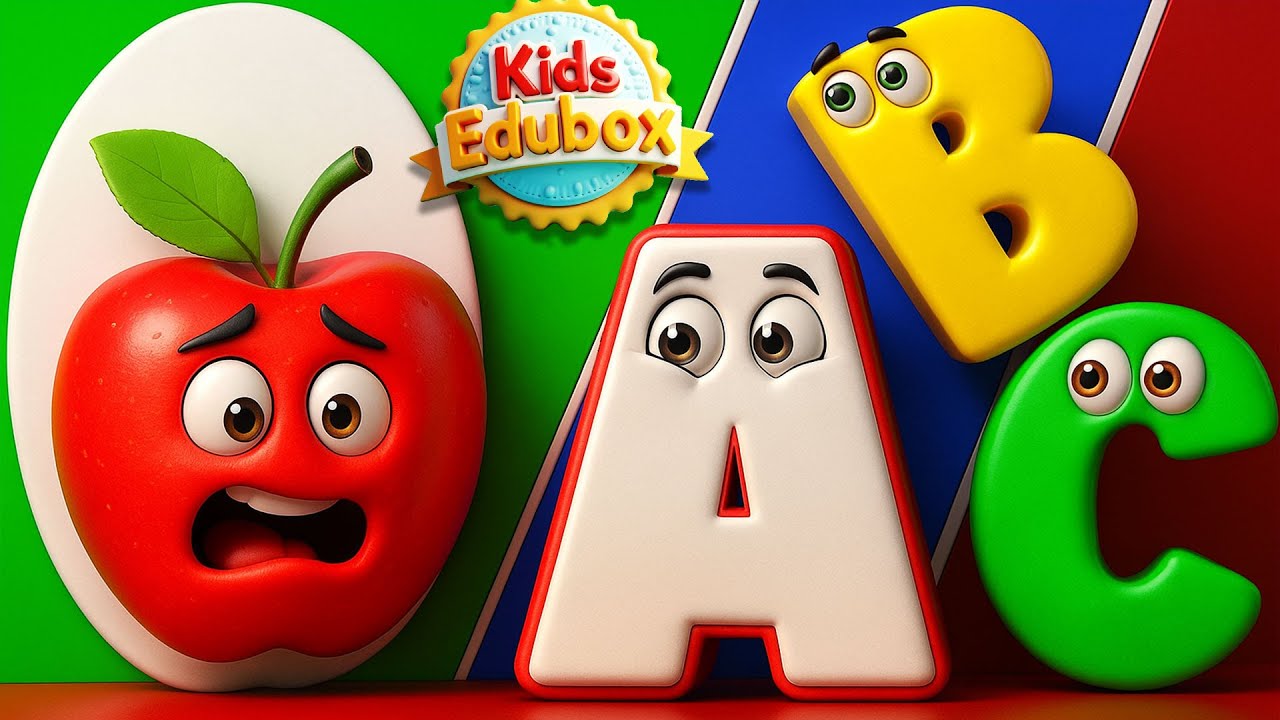 🎵 Learn The Alphabet With ABC Phonics Song For Toddlers | A For Apple 🍎 ...
