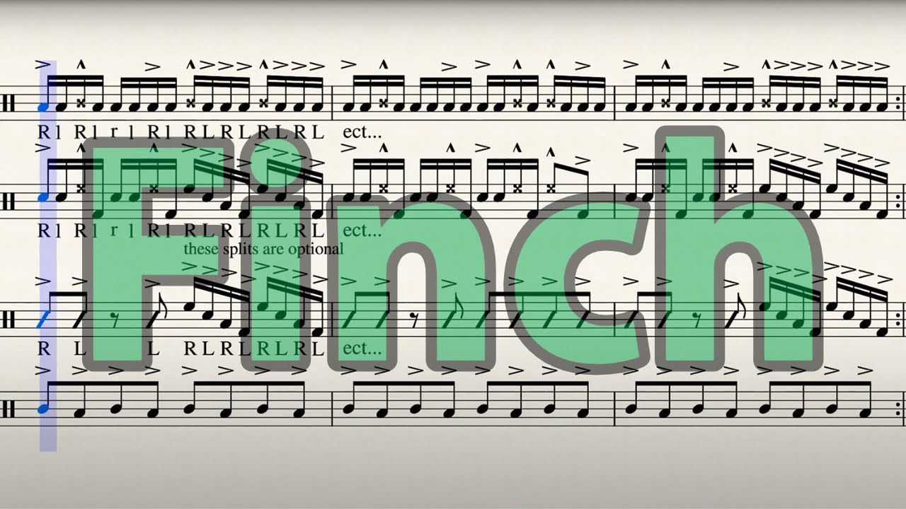 Finch - Drumline Cadence | Raven Remix - YouTube