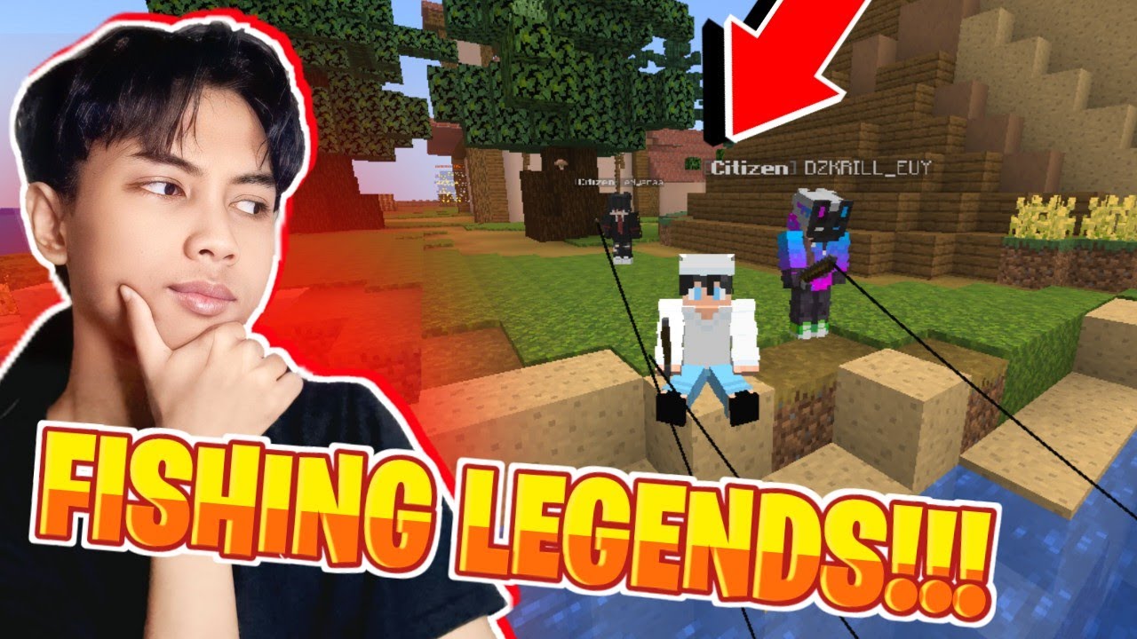 MENCOBA FITUR FISHING LEGENDS DI SERVER MINECRAFT!!! - ALWI NATION - YouTube