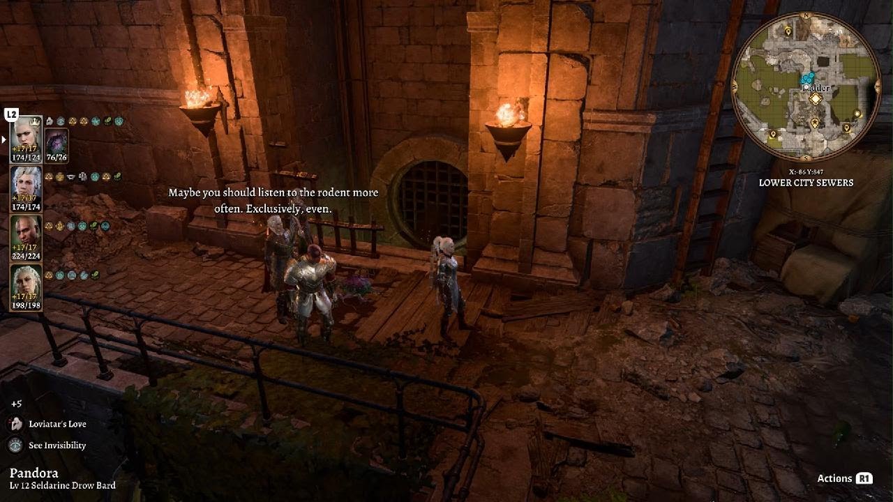 [BG3 Baldur's Gate 3] Party Banter: Undercity (Minsc, Astarion) - YouTube