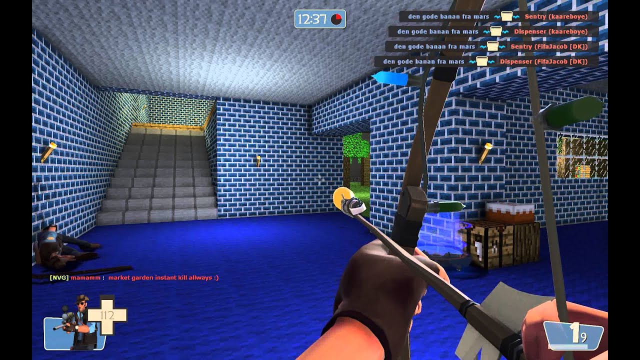 TF2 Minecraft map on Danish NVG Server - YouTube