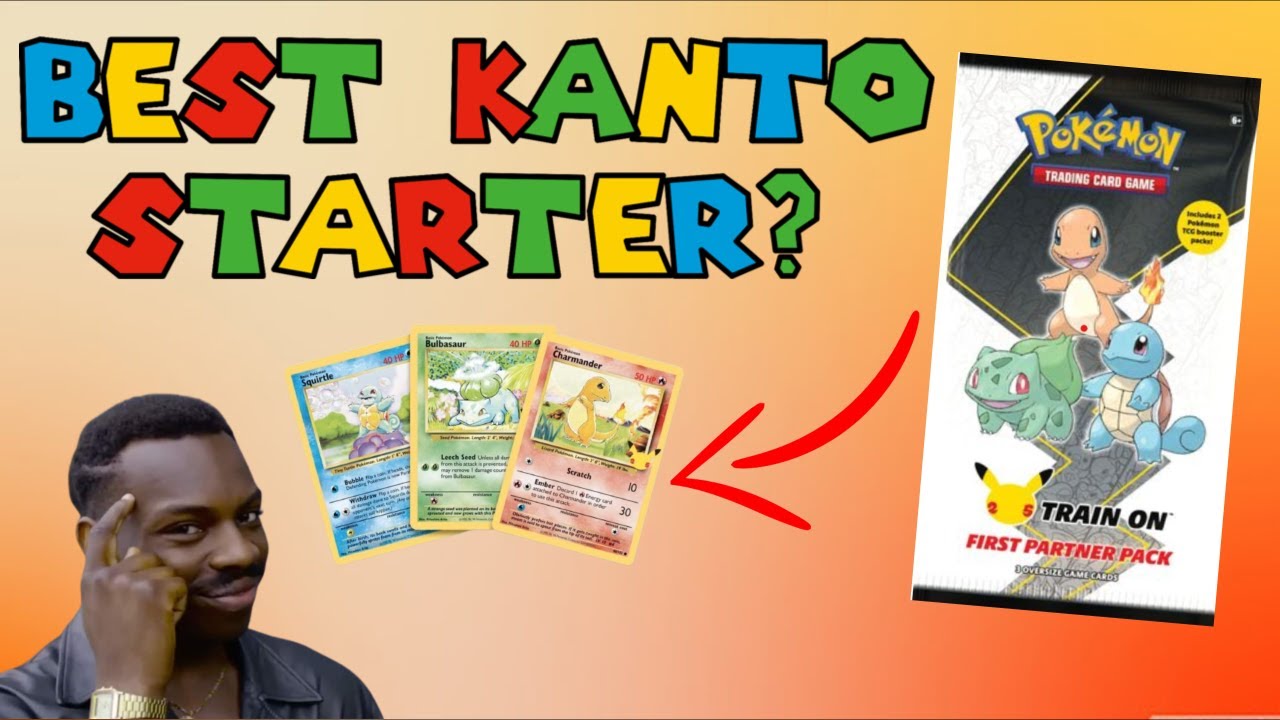 Pokémon 25th Anniversary: KANTO First Partner Pack! #pokemon booster ...