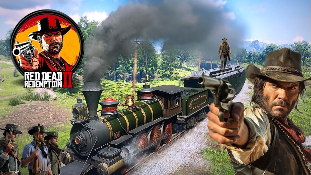 RDR2 - Arthur Morgan's Epic Train Heist🚂💰 - YouTube