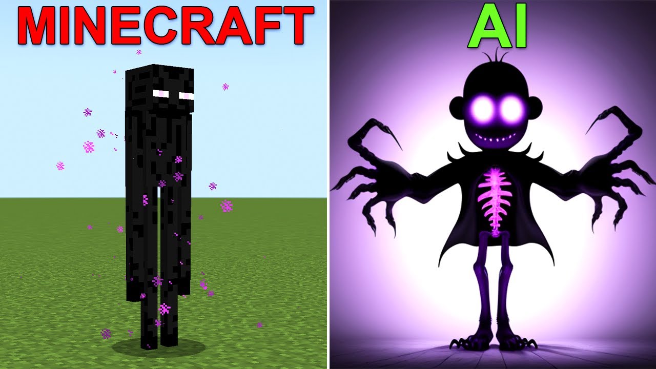 how AI sees Minecraft mobs - YouTube