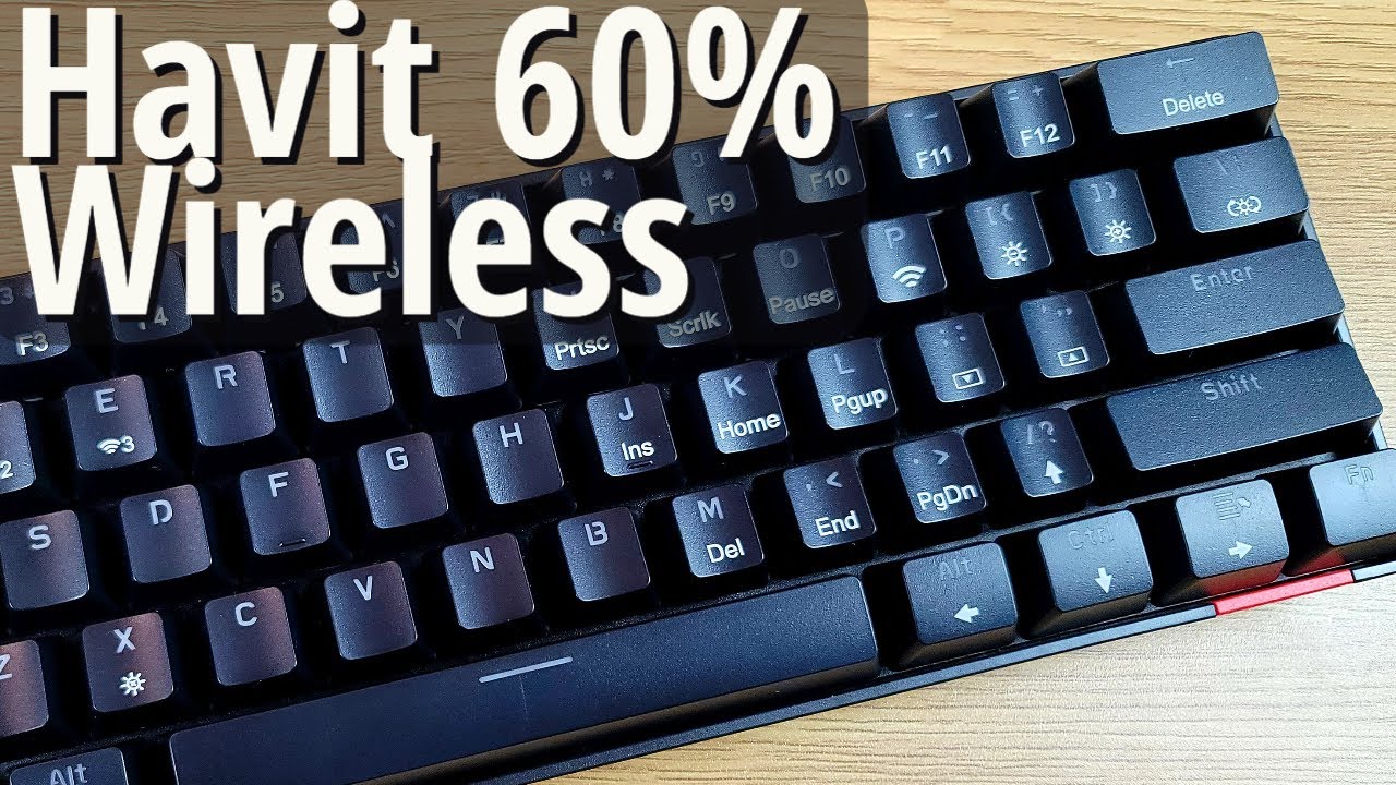 Havit 60% Wireless Mechanical Keyboard (KB255) Review - YouTube