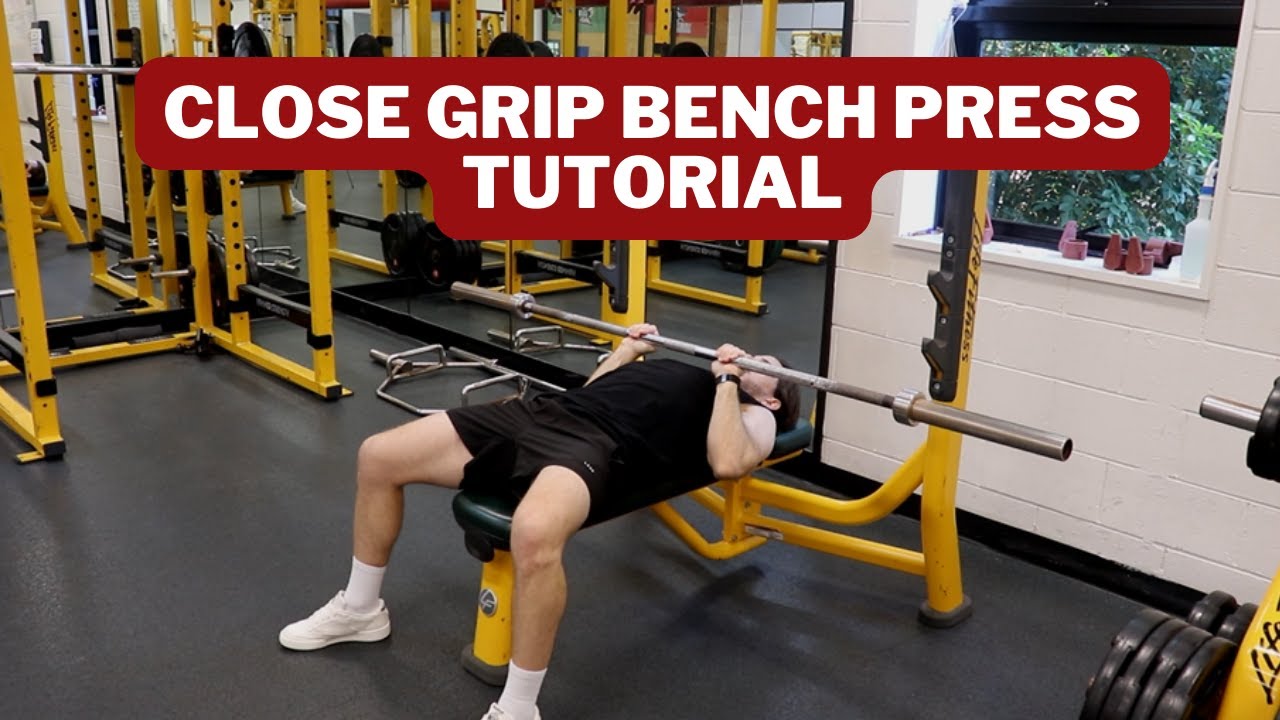 Close Grip Bench Press Tutorial - MRF - YouTube