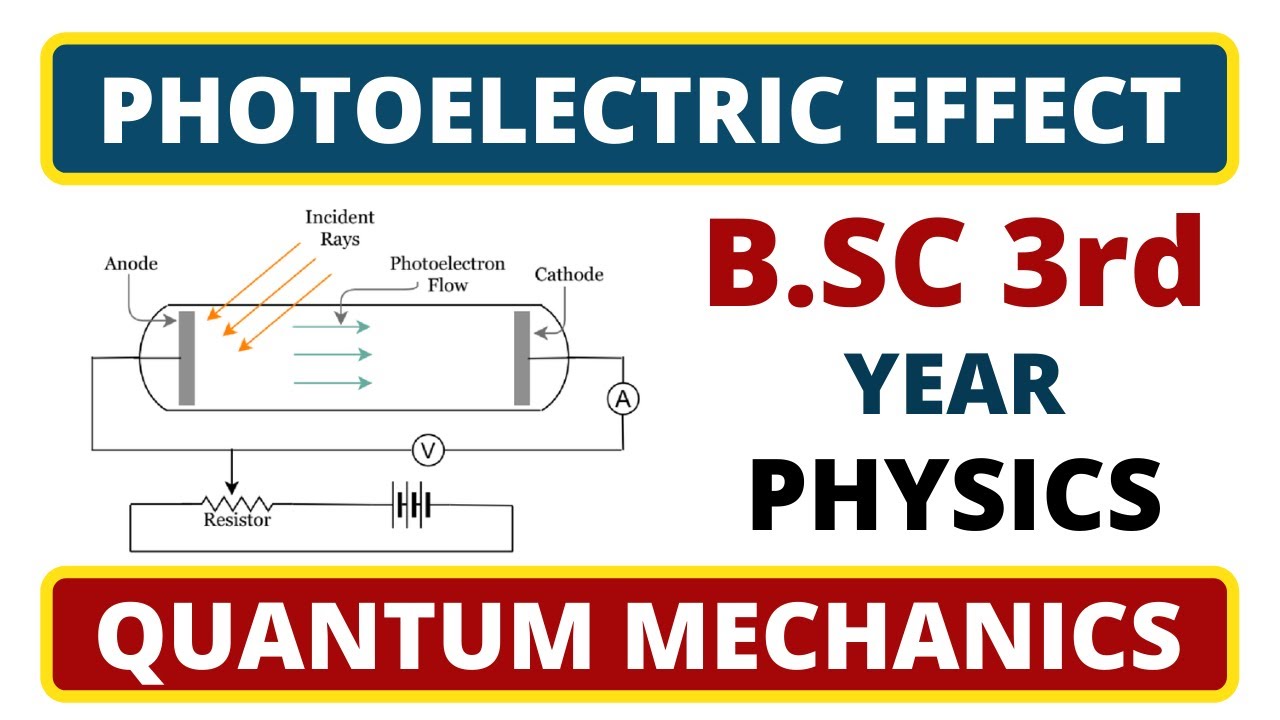 Photoelectric Effect | B.SC 3rd Year Physics | Quantum Mechanics - YouTube