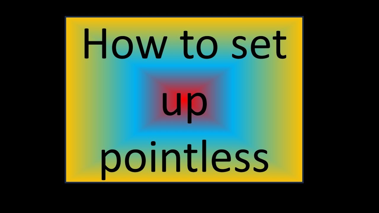 Pointless game set up - YouTube