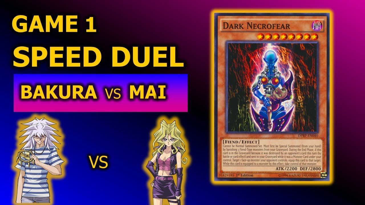 Bộ bài ma quỷ của Bakura Ryou đấu với Harpie Lady của Mai Kujaku - Game ...