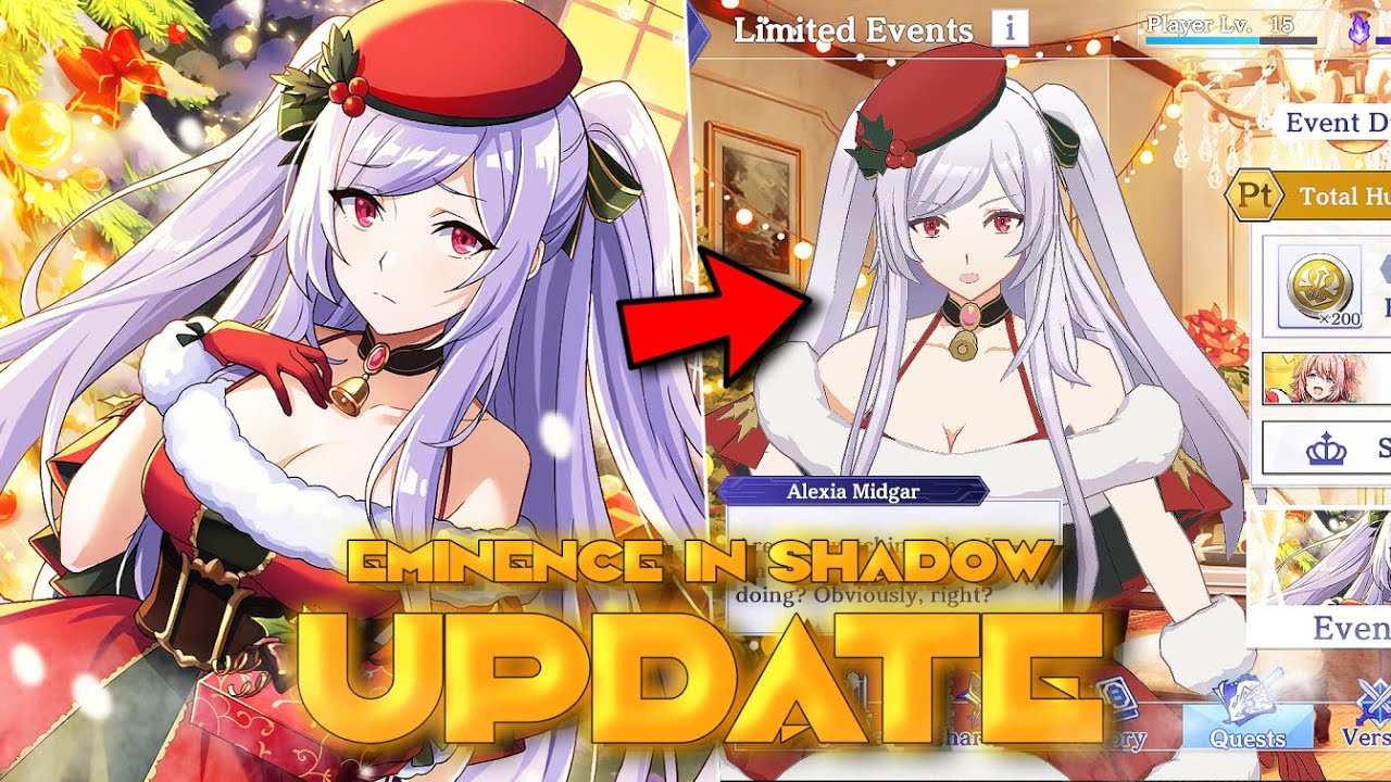 *NEW* BANNER SS ALEXIA 😍 NEW EVENT HOLIDAY RHAPSODY & MORE (Eminence in Shadow: Master of Garden ...