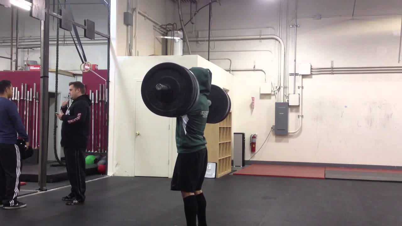 225 clean and jerk - YouTube