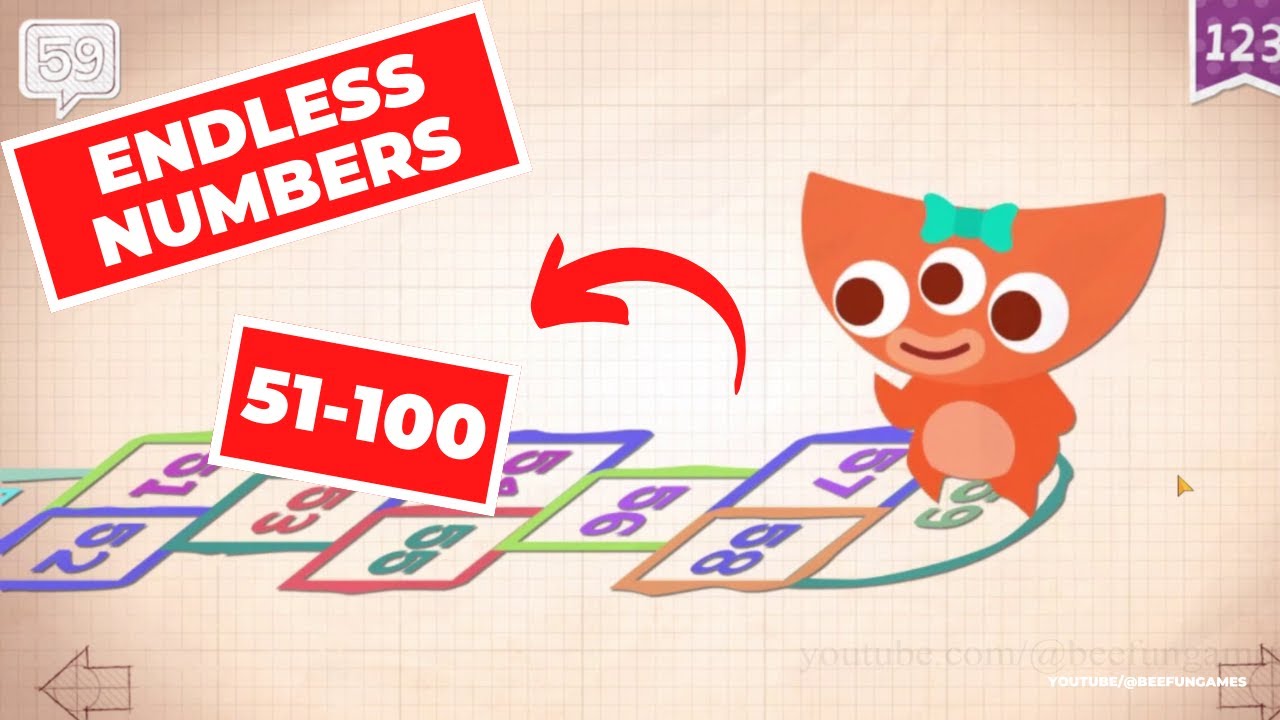 Endless Numbers All Numbers Gameplay Part 2 Learning Numbers with ...