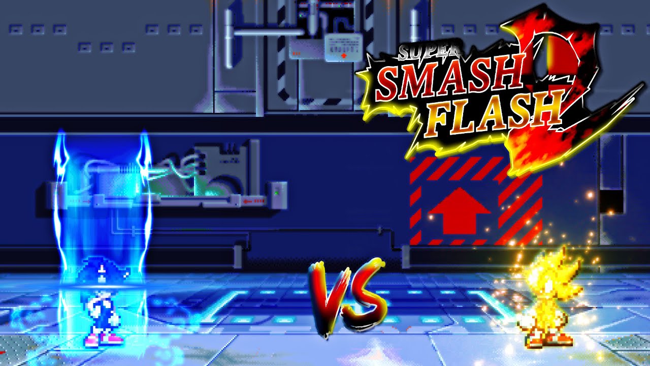 SSF2 Mods: Archie Super Sonic v2 vs OP Sonic v3 - YouTube