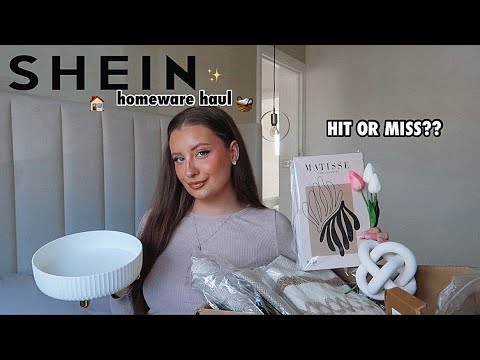 A *HUGE* SHEIN HOMEWARE HAUL!! Is it worth your time & money??? 30 ...