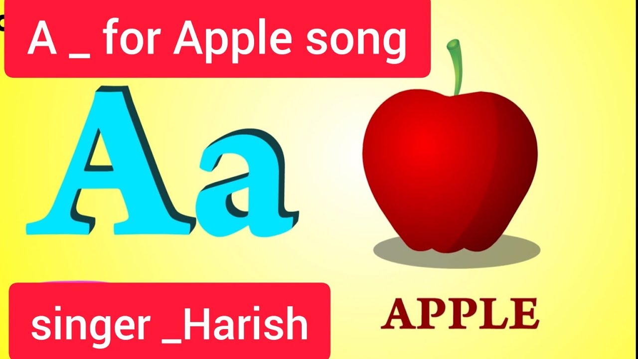 A for Apple Phonics Song - A For Apple - ABC Alphabet Songs with Sounds ...