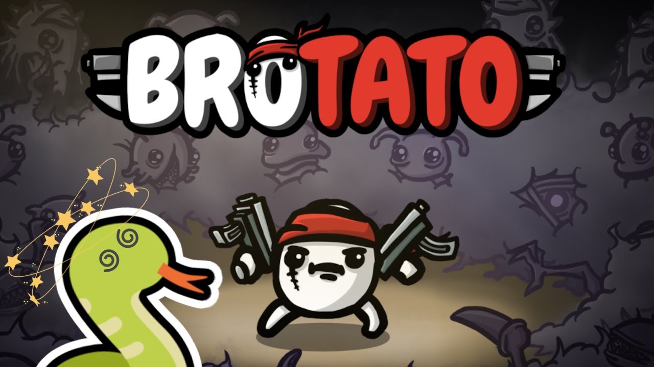 I'm an alien-fighting potato with guns? [Brotato] - YouTube
