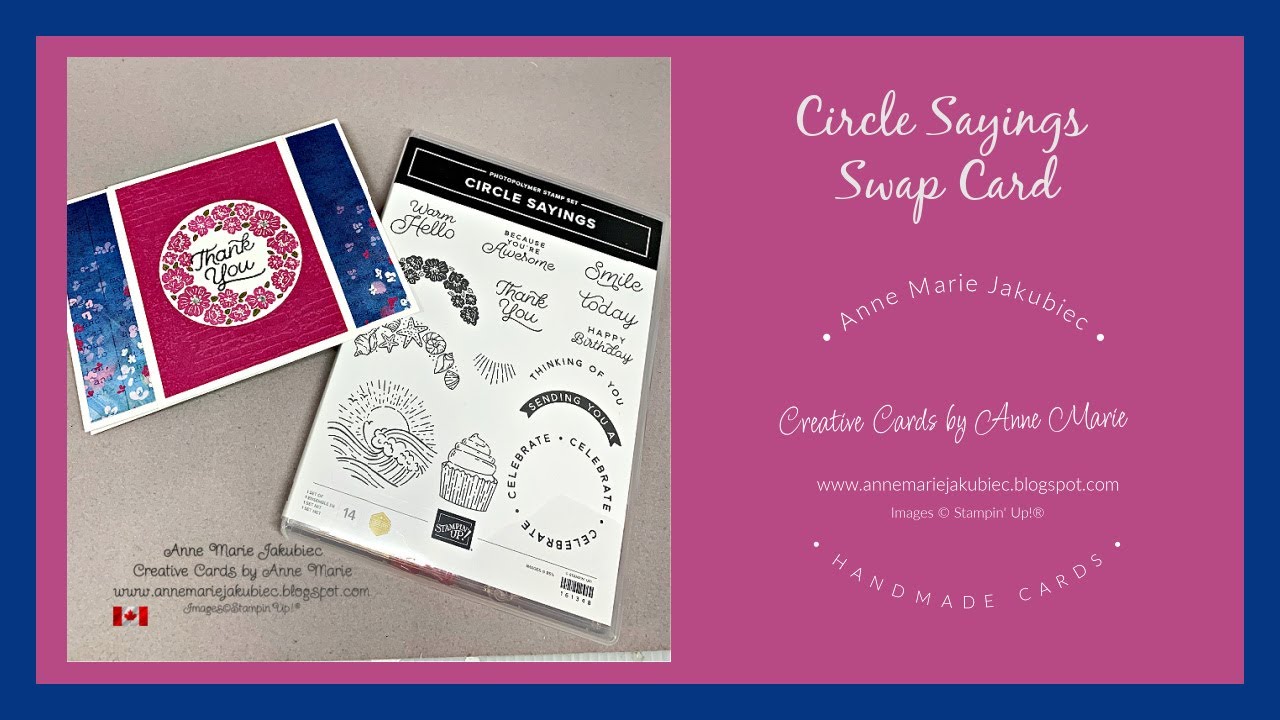 Circle Sayings Swap Card - YouTube