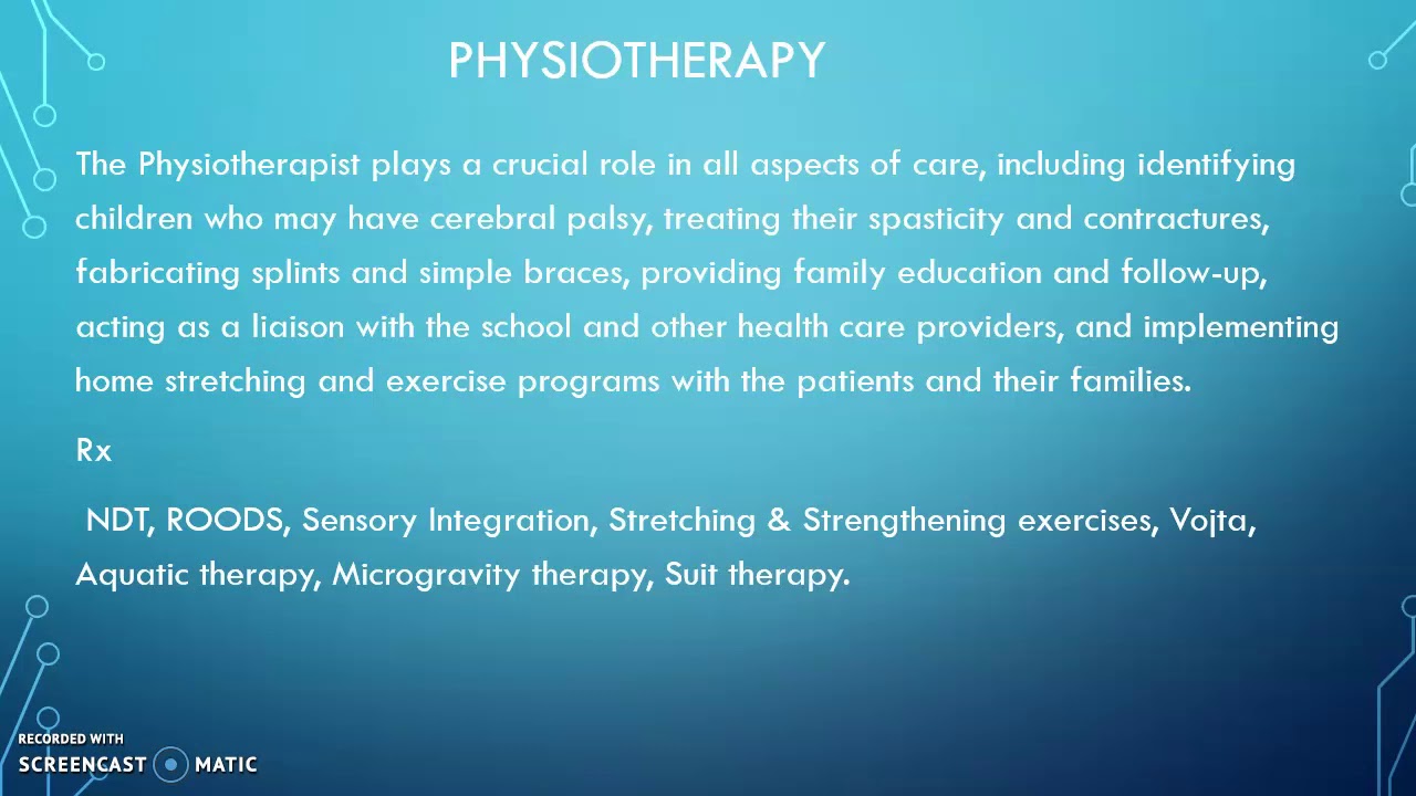 Cerebral Palsy part 4, Prof Nishand PD, AWH Special College - YouTube