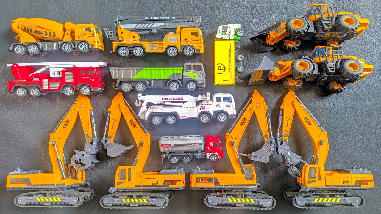 Dump Truck, Bulldozer, Landfill Compactor, Compact Track Loader, Loader ...