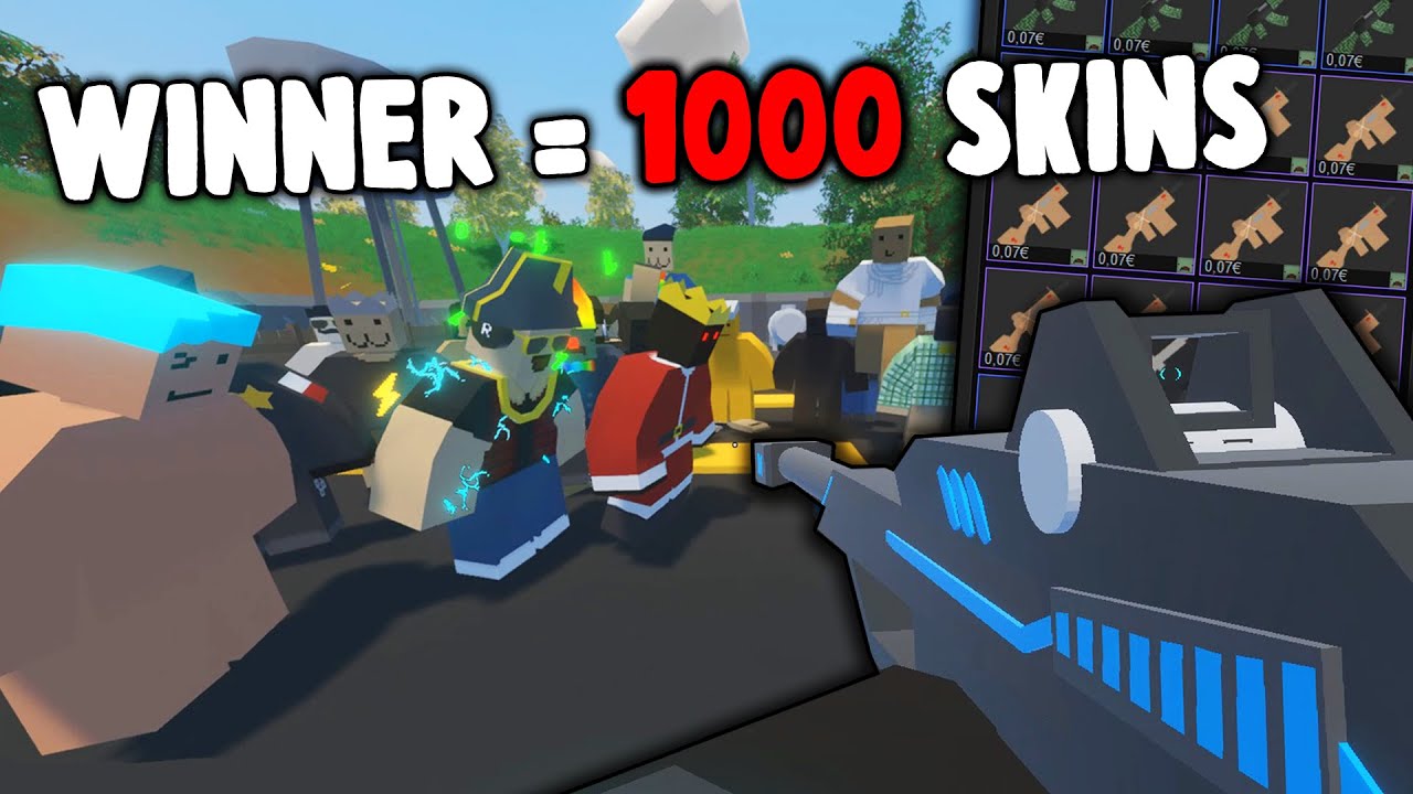 WINNER GETS 1000 SKINS! (Unturned P9nda Says) - YouTube