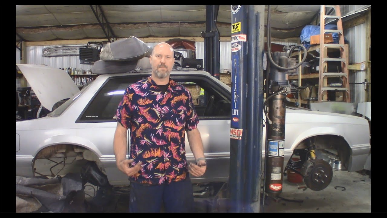 Mustang Fox Body Upper torque Box / battle box Reinforcement install ...