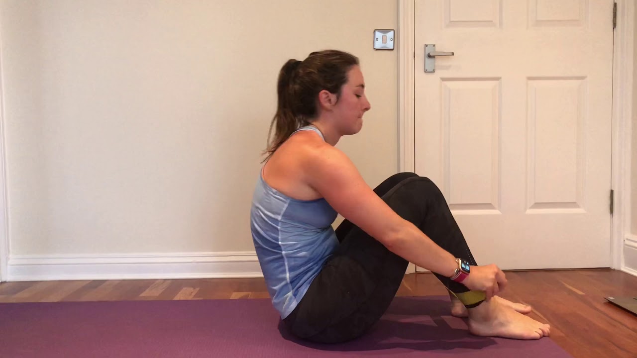 Lying 90 degree Band Leg Pulses - YouTube