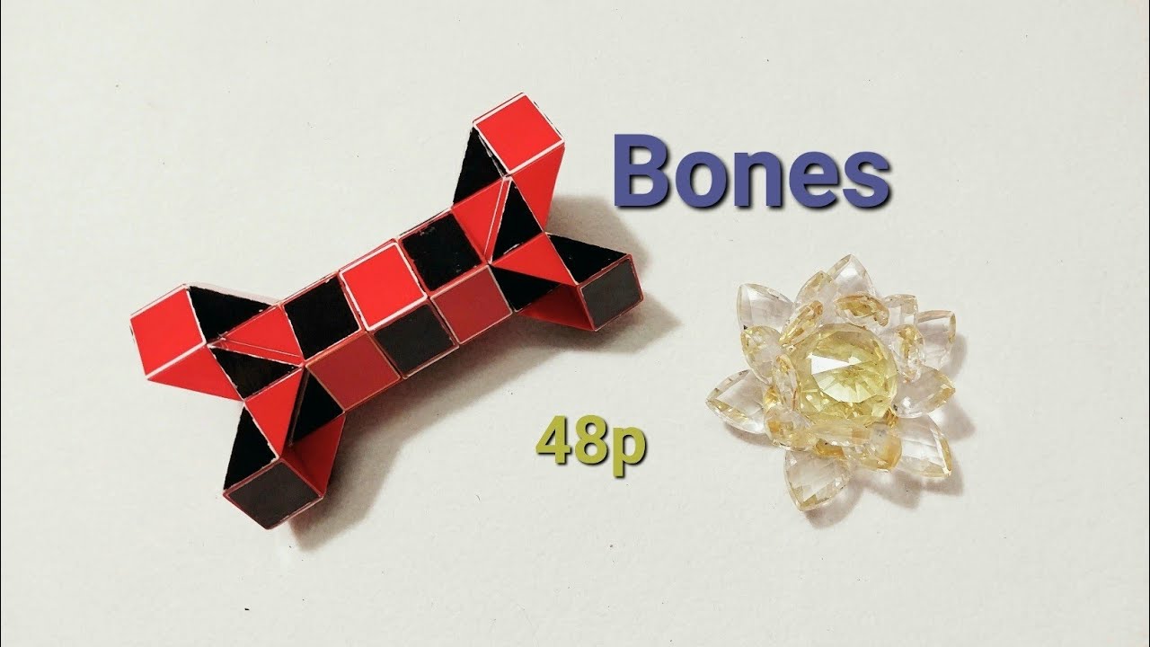 Rubik's Twist or Rubik's Transformable Snake 48 - Bones - YouTube