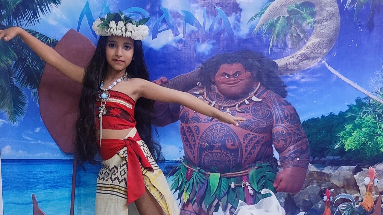 Disney Princess Moana ll Moana Role Play ll Disney theme ll Moana fancy dress ll first prize ...