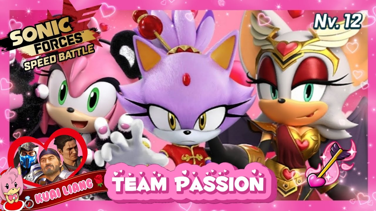 Sonic Forces Speed Battle ~ Lunar Blaze, Panda Amy & Valentine Rouge as ...
