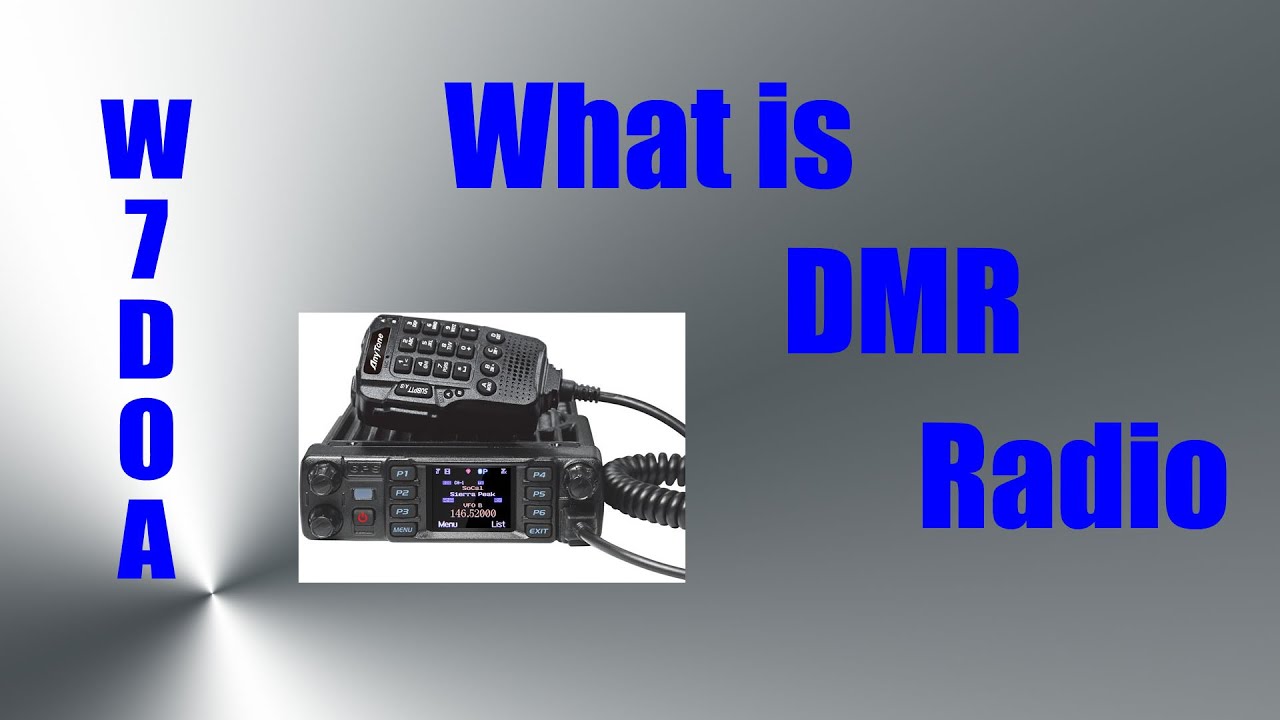 Part 1: Intro to DMR radio - YouTube