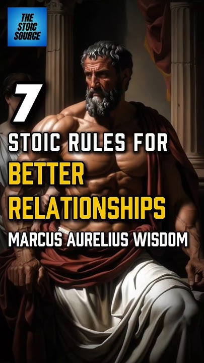 7 Stoic Rules for Better Relationships | stoicism #shorts #stoicism #relationship - YouTube