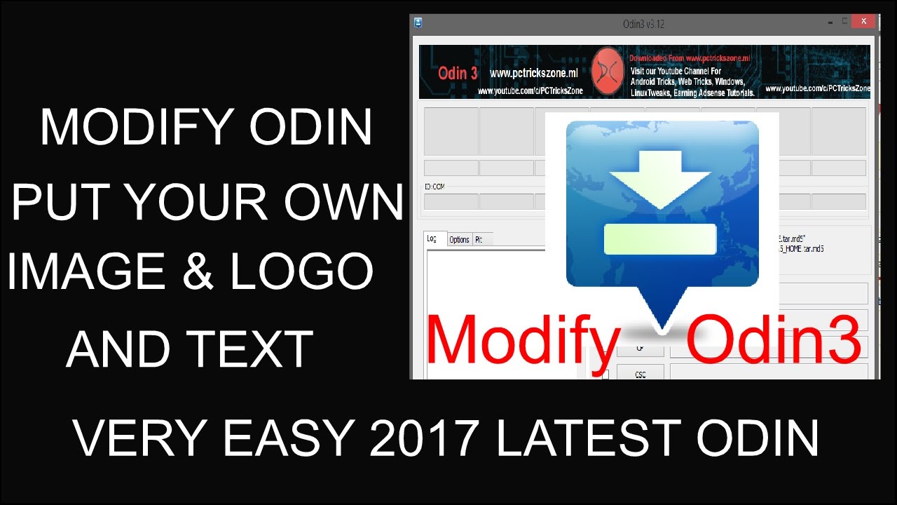 How To Modify Odin And Put Your Logo Image And Name On Odin Very Easy ...