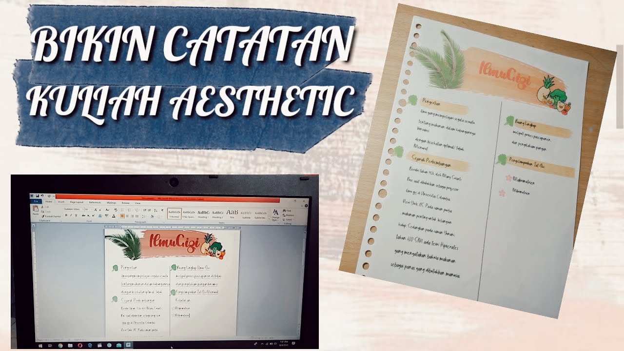 Cara Bikin Catatan Aesthetic Pakai Ms Word II How To Make Aesthetic cara-bikin-catatan-aesthetic-pakai-ms-word-ii-how-to-make-aesthetic