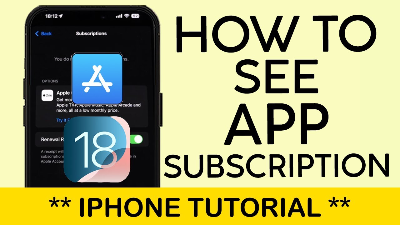 How to See App Subscription Information on App Store | iOS 18 iPhone ...