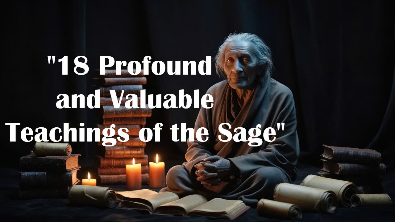 18 Profound and Valuable Teachings of the Sage | Philosophy For ...