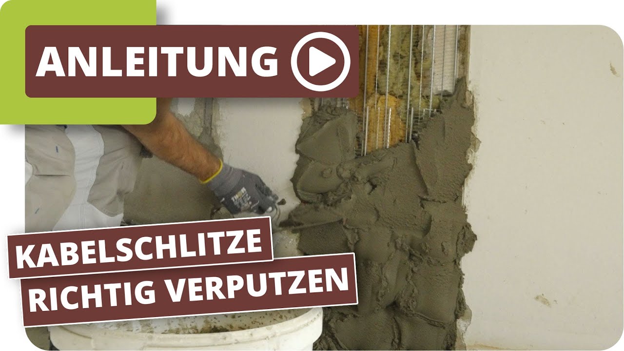 Elektriker Schlitze Verputzen Kosten