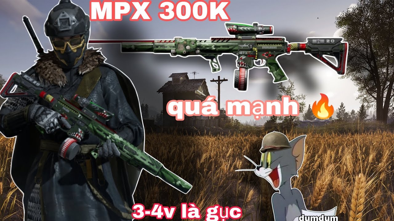 Meta ss11 MPX nòng 300 quá khoẻ cho đạn dumdum | Arena Breakout - YouTube