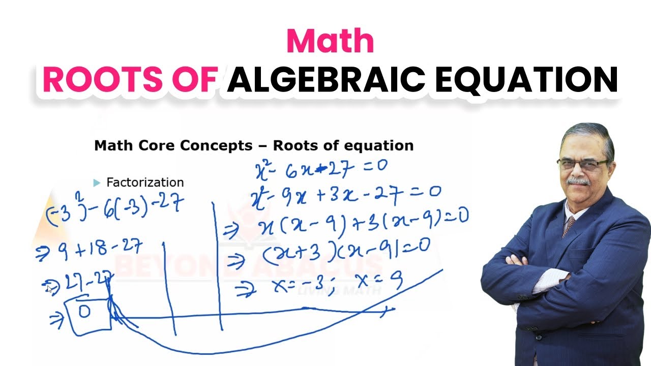 Math Roots of Algebraic Equation | #mathematics #newyes #calculator # ...