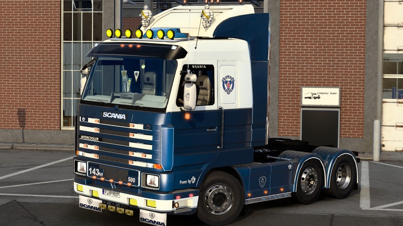 A short job with the Scania 143 to Newcastle upon Tyne - YouTube