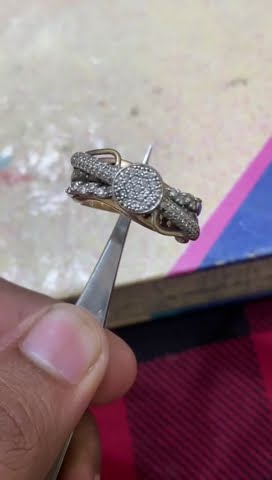 Beautiful ring for diamonds make by matrix 9 - YouTube