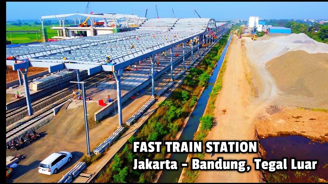 Progres Stasiun Tegalluar Kereta Cepat Jakarta Bandung Update Terbang ...