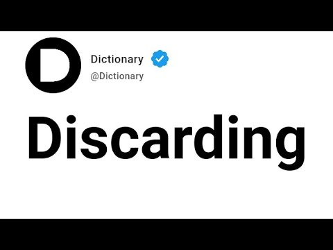 Discarding Meaning In English - YouTube