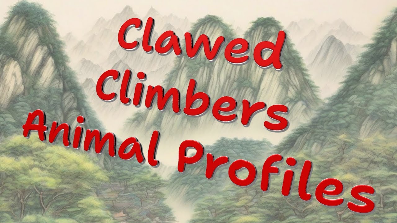 Clawed Mammals Animal Profiles Input Text - YouTube