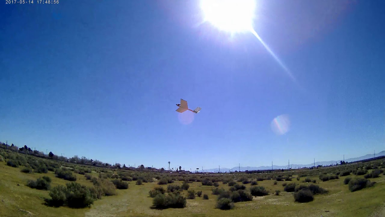 3ch Forward Swept Wing Plane w/ V Tail Elevons 1600mAh 3s - YouTube