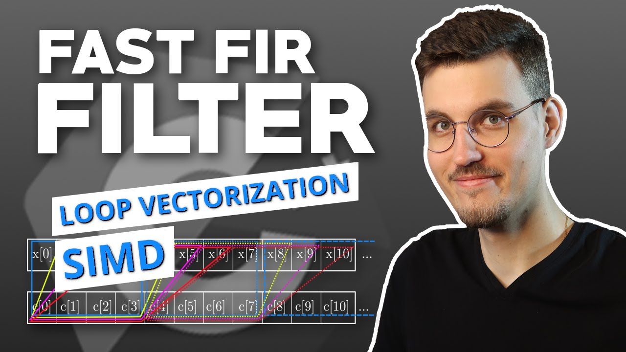Efficient Fir Filter With Simd And Loop Vectorization Dsp 16 Youtube 5824