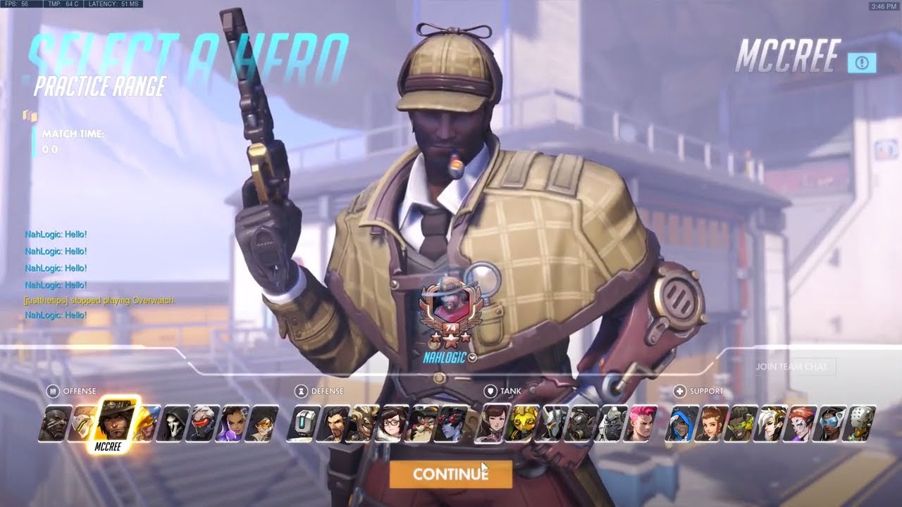 Sherlock Mccree Skin | Overwatch - YouTube