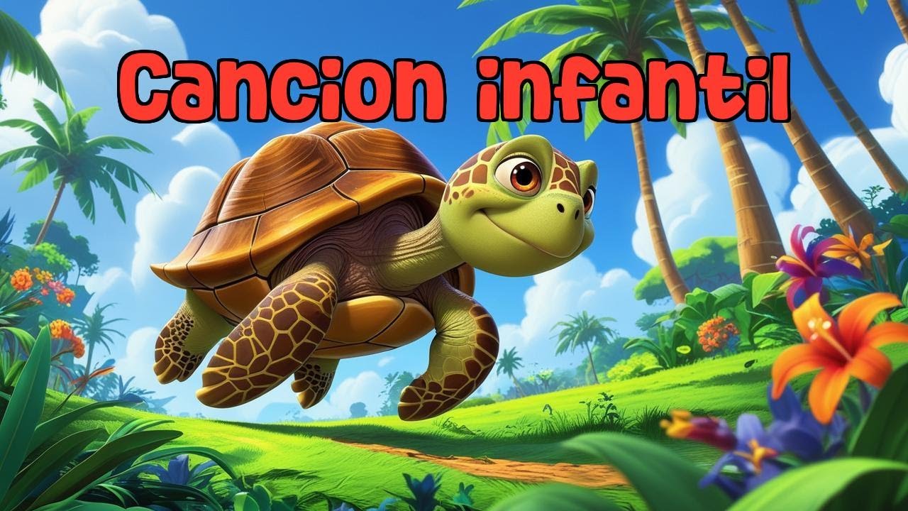 🐢 Canción para niños: La tortuga veloz y divertida - YouTube