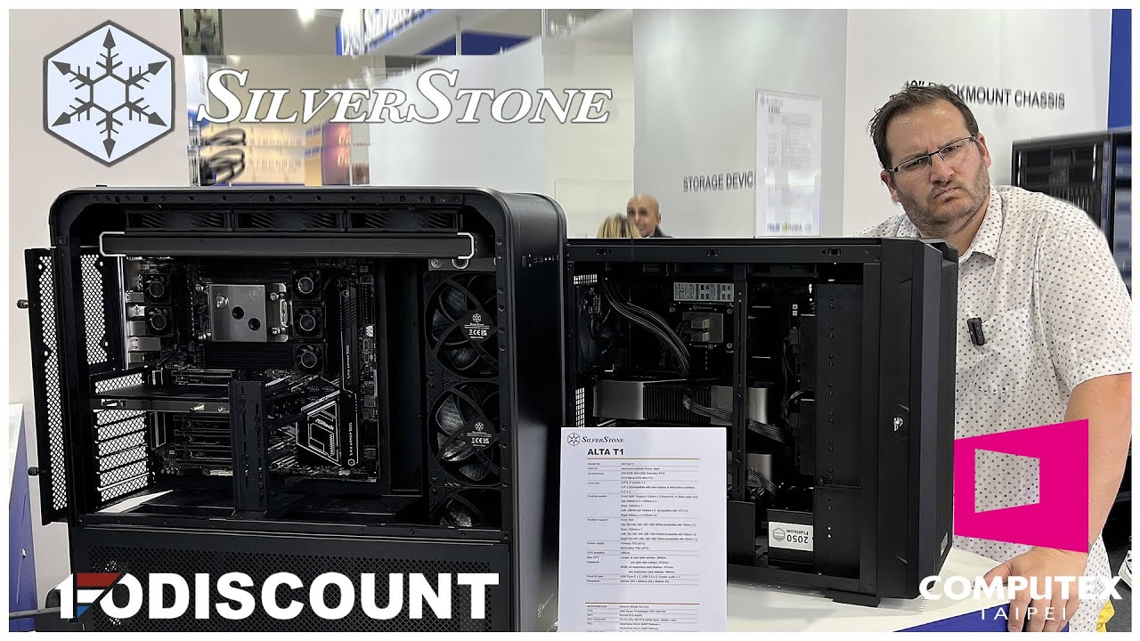 SILVERSTONE presque en mode à la COOL au COMPUTEX 2024 - YouTube