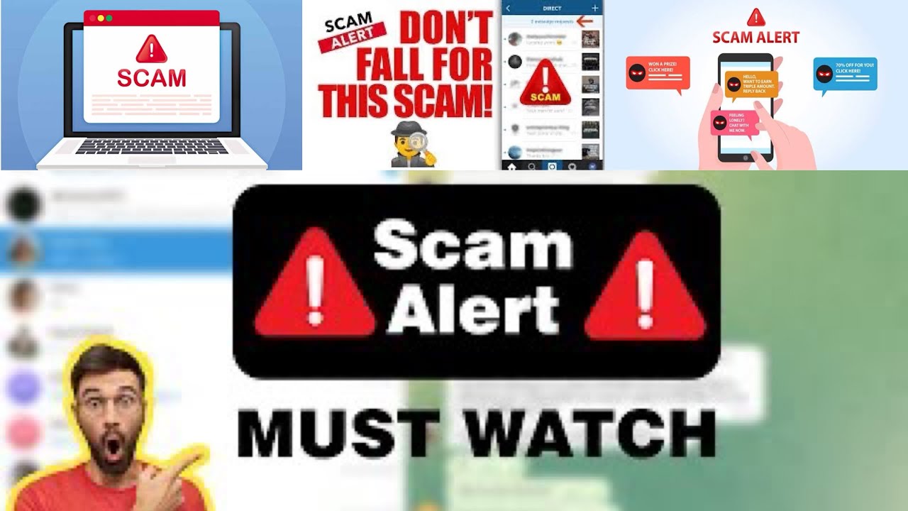 Warning Message ‼️ ⚠️ Online Live Scam Video🚨 Don’t Fall For This Scam ...