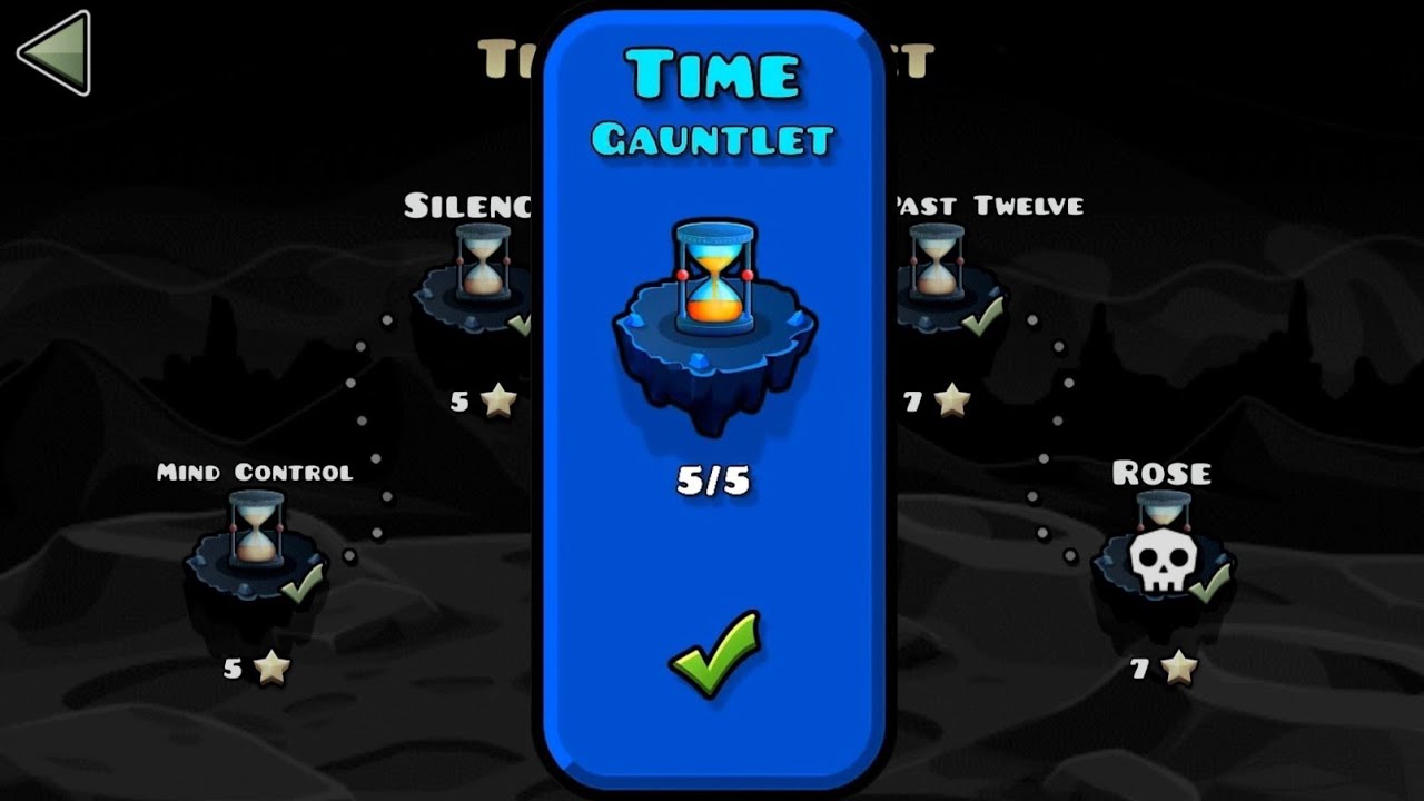 "Time Gauntlet" Complete [All Coins] | Geometry Dash 2.11 Gauntlets ...